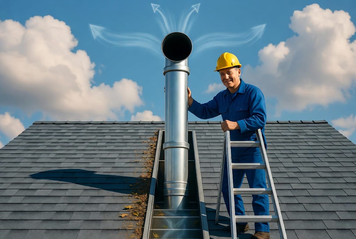 The Plumbing Vent Pipe: Why Your Drains Need Air to Flow Properly