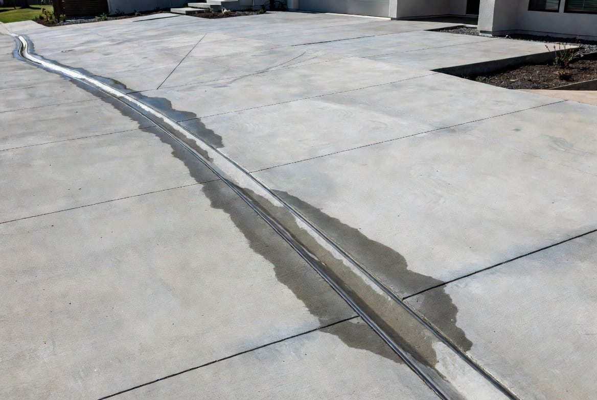 The Concrete Drainage Swale: Shaping Concrete to Direct Water
