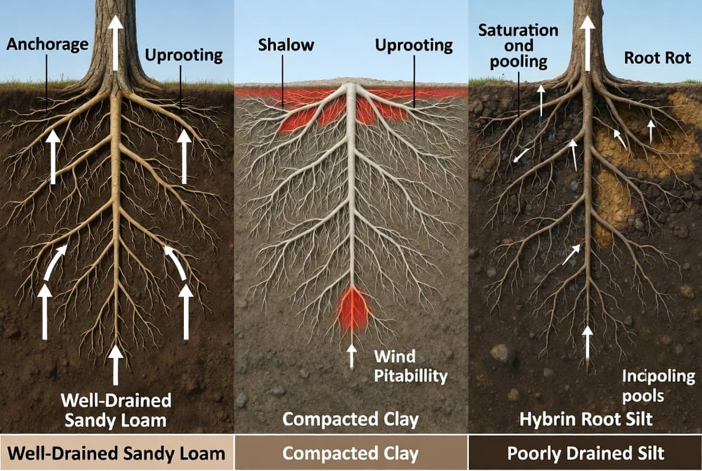 The Soil's Role: How Root Structure, Soil Type, and Drainage Influence ...