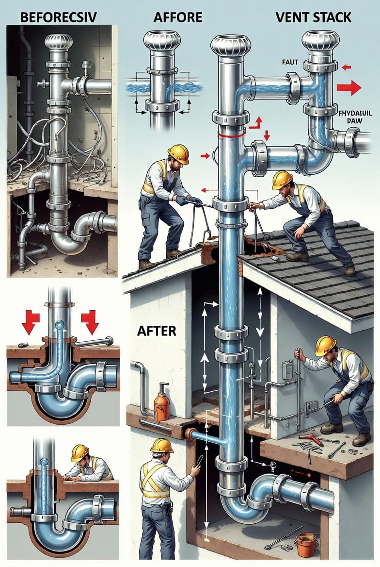 The Physics of Drainage: Understanding Vent Stacks, Trap Weirs, and Why ...