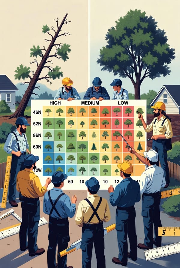 The Tree Risk Assessment Matrix: How Arborists Quantify Hazard Potential