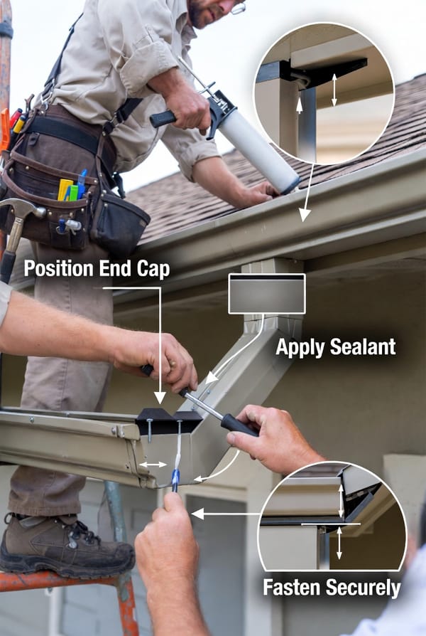 The Gutter End Cap: Preventing Leaks at the Most Common Failure Point